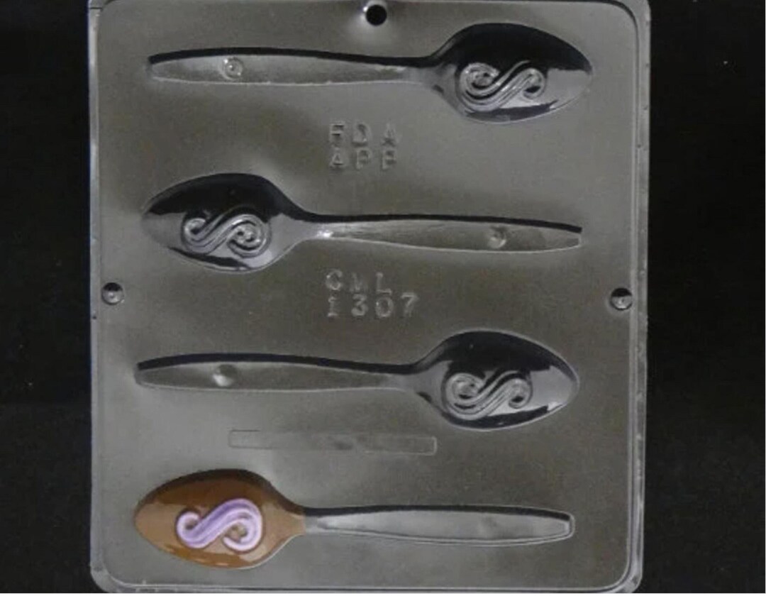 Chocolate Spoon Chocolate Candy Mold 1307 - Etsy