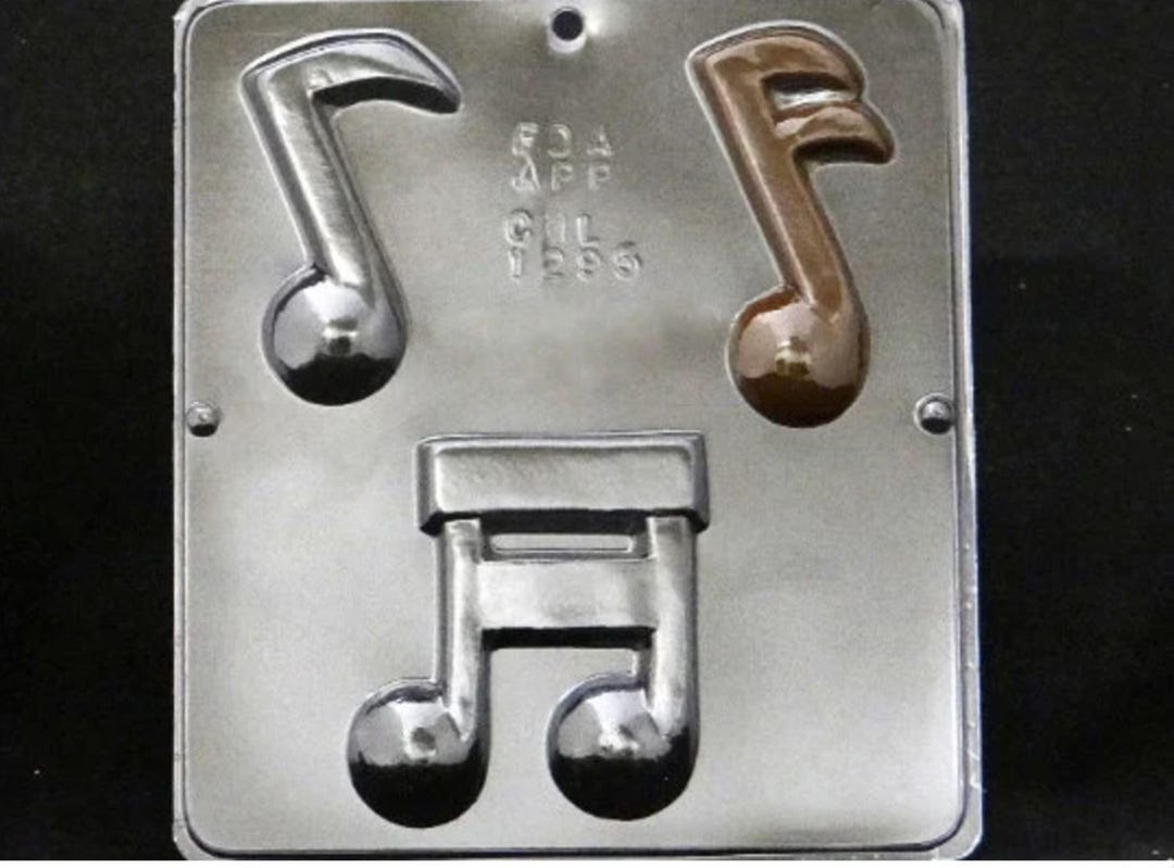 Musical Notes Chocolate Candy Mold 1295 - Etsy