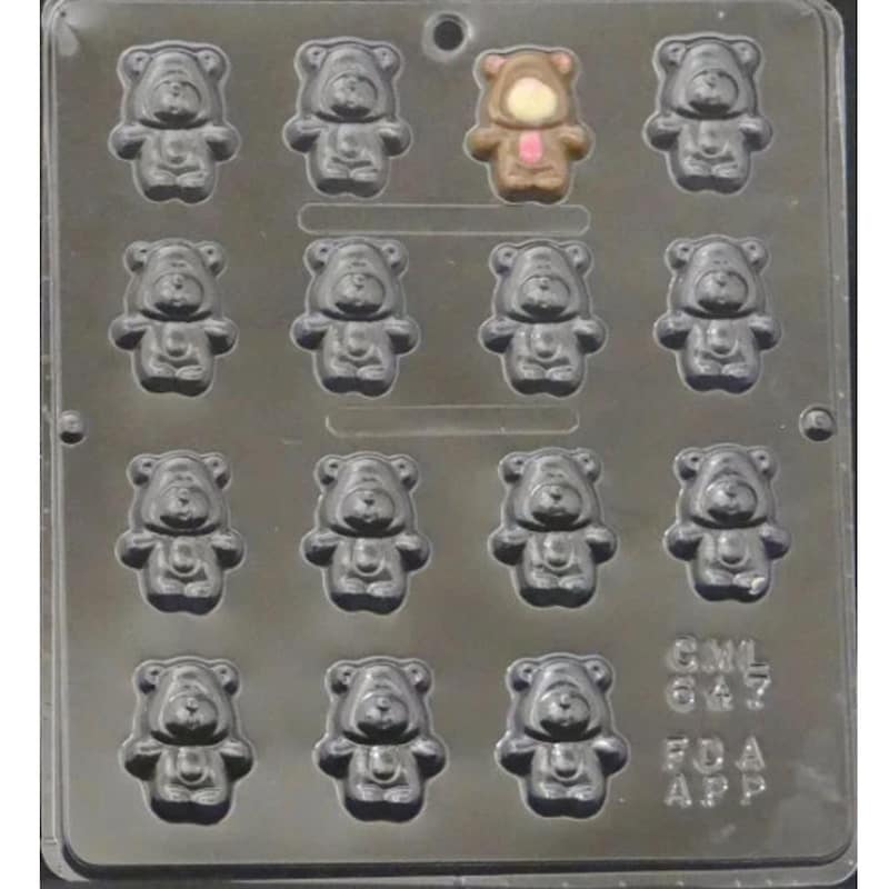 Teddy Bear Chocolate Candy Molds - Etsy