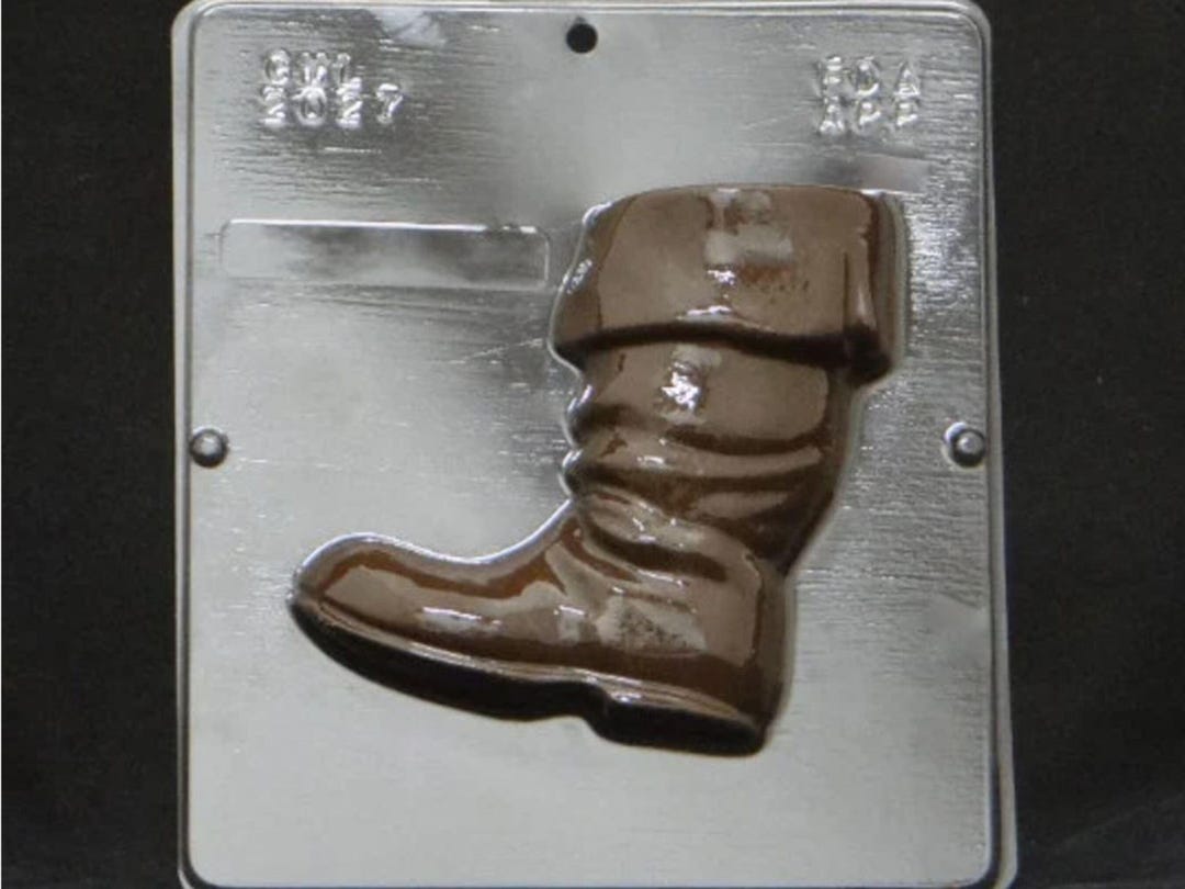 Santa's Boot Facing Left Chocolate Candy Mold Christmas 2027 - Etsy