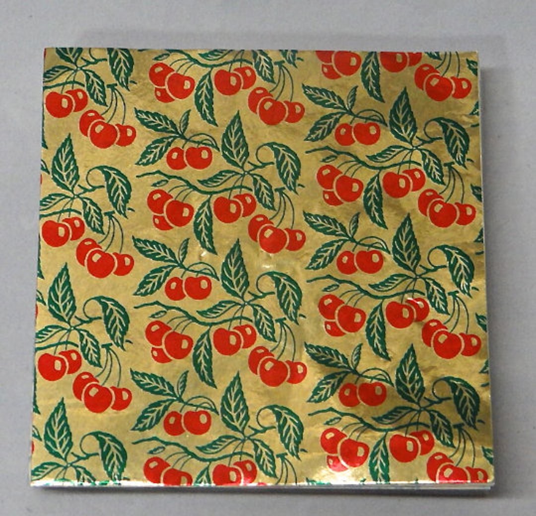 Cherry Print Candy Foil Wrappers Confectionery Foil 125 or 500 Count 4 ...