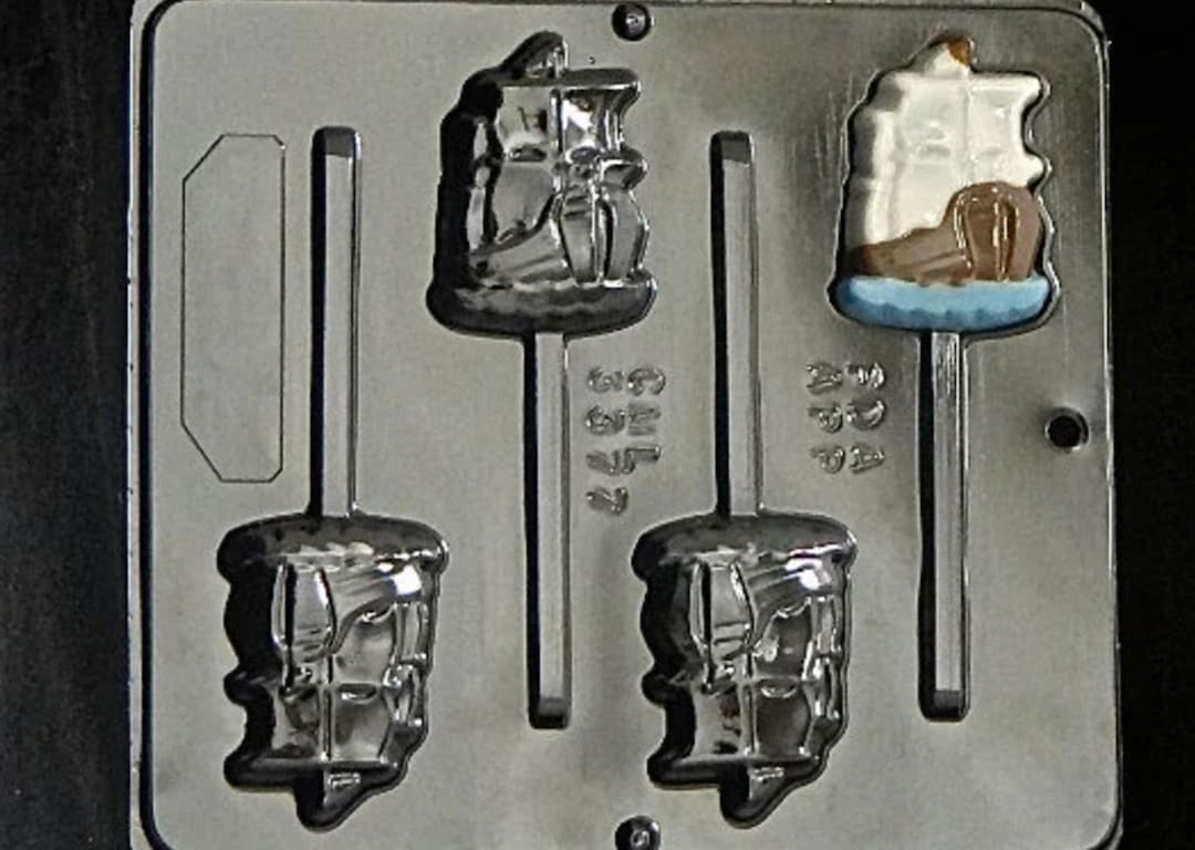Pirate Ship Lollipop Chocolate Candy Mold 3377 - Etsy