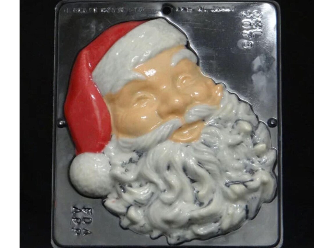 Santa Claus Face Chocolate Candy Mold Christmas 2078 - Etsy