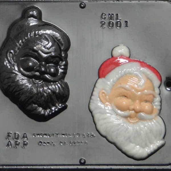 Santa Face Mold - Etsy