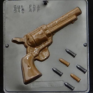 Revolver Gun With Bullets Chocolate Candy Mold - Etsy
