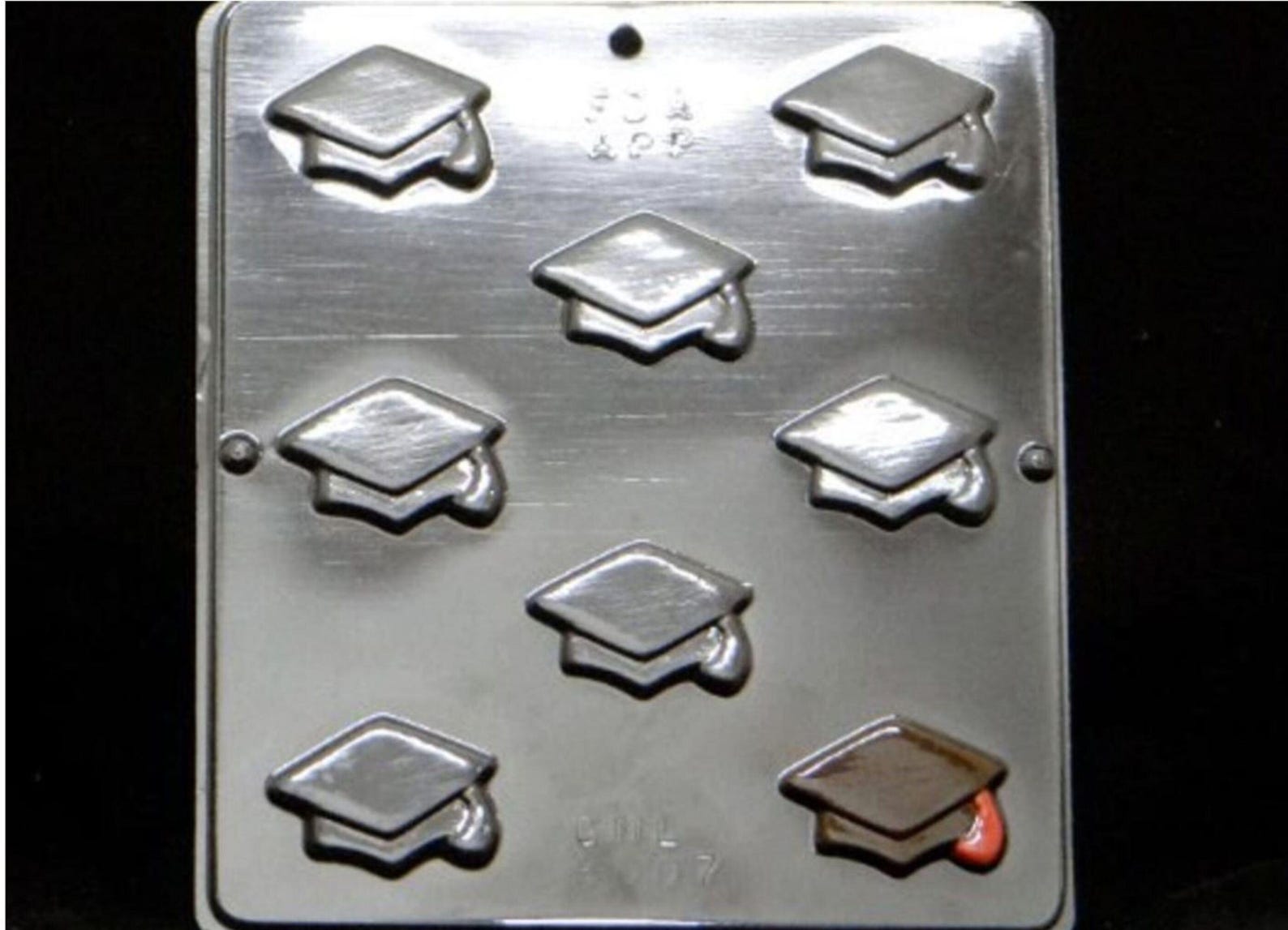 Graduation Cap Bite Size Chocolate Candy Mold Graduation 8007 Cup Cake ...