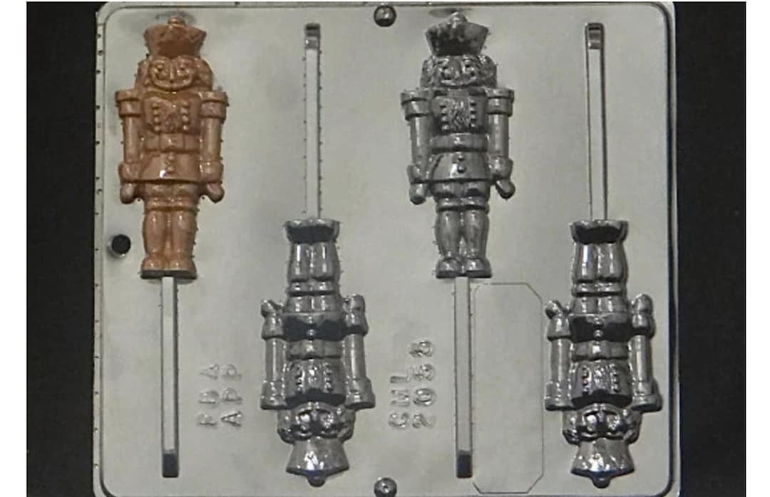 Nutcracker Lollipop Chocolate Candy Mold Christmas 2055 - Etsy