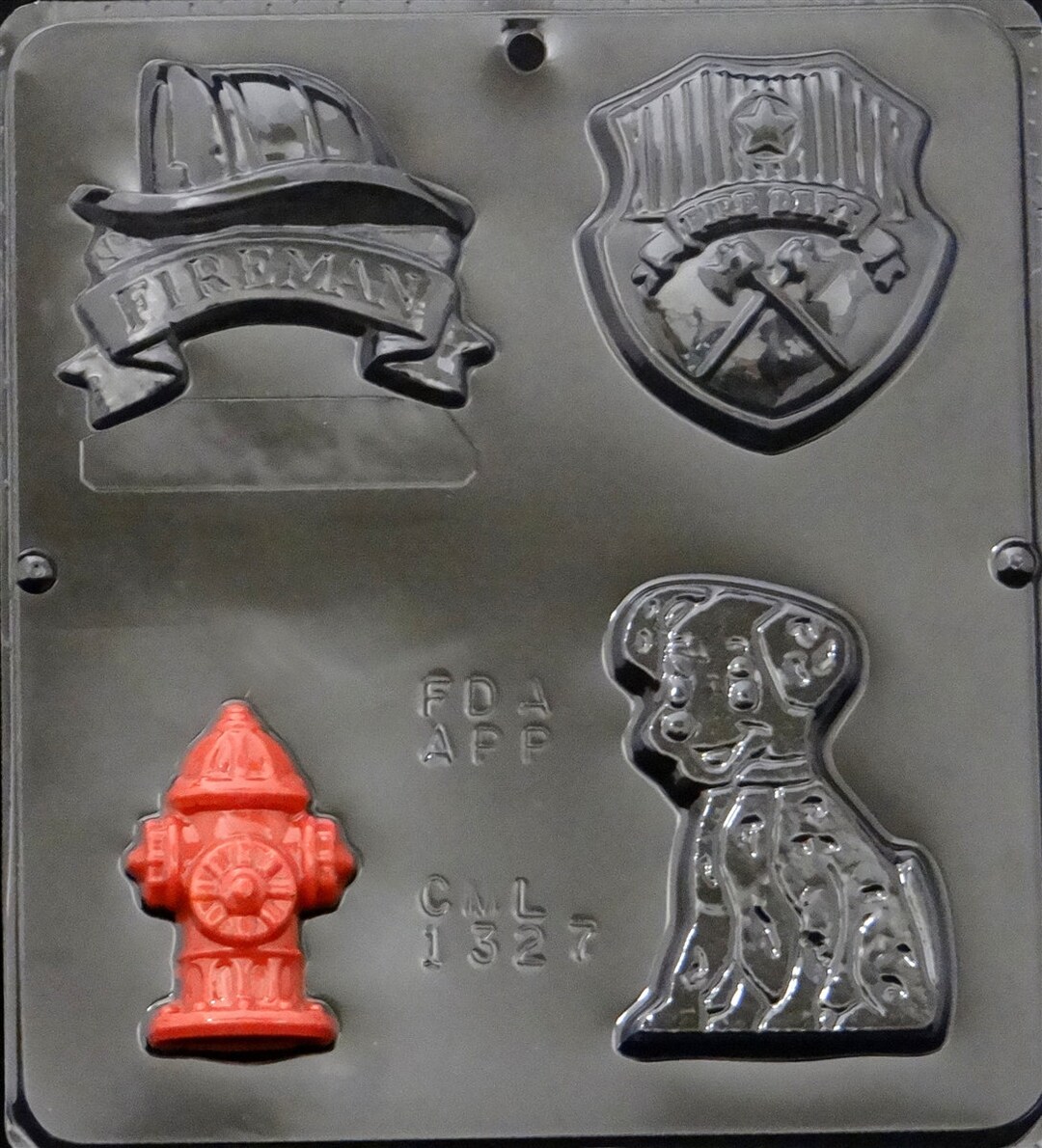 Fireman Assortment Chocolate Candy Mold 1327 - Etsy