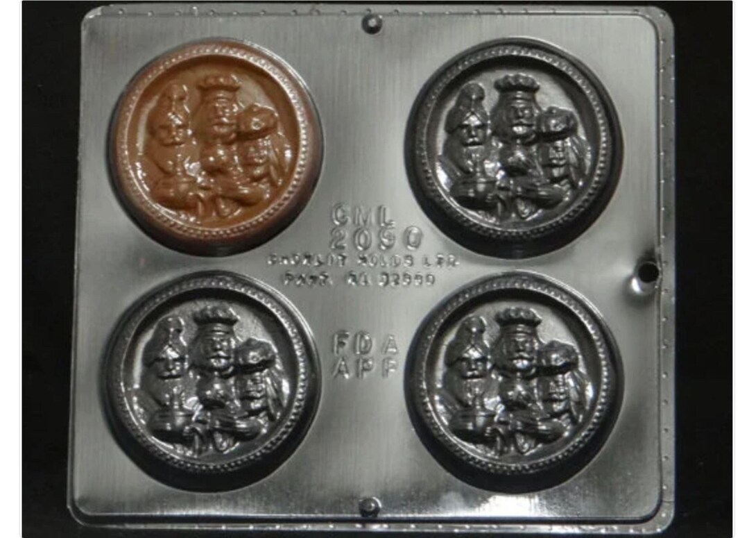 Three Wise Men Chocolate Candy Mold Christmas 2090 - Etsy