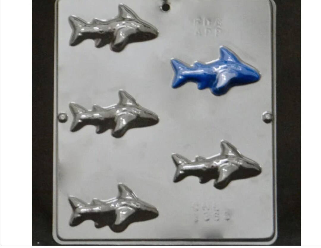 Shark Chocolate Candy Mold 1369 ( 5 Cavity Mold ) - Etsy