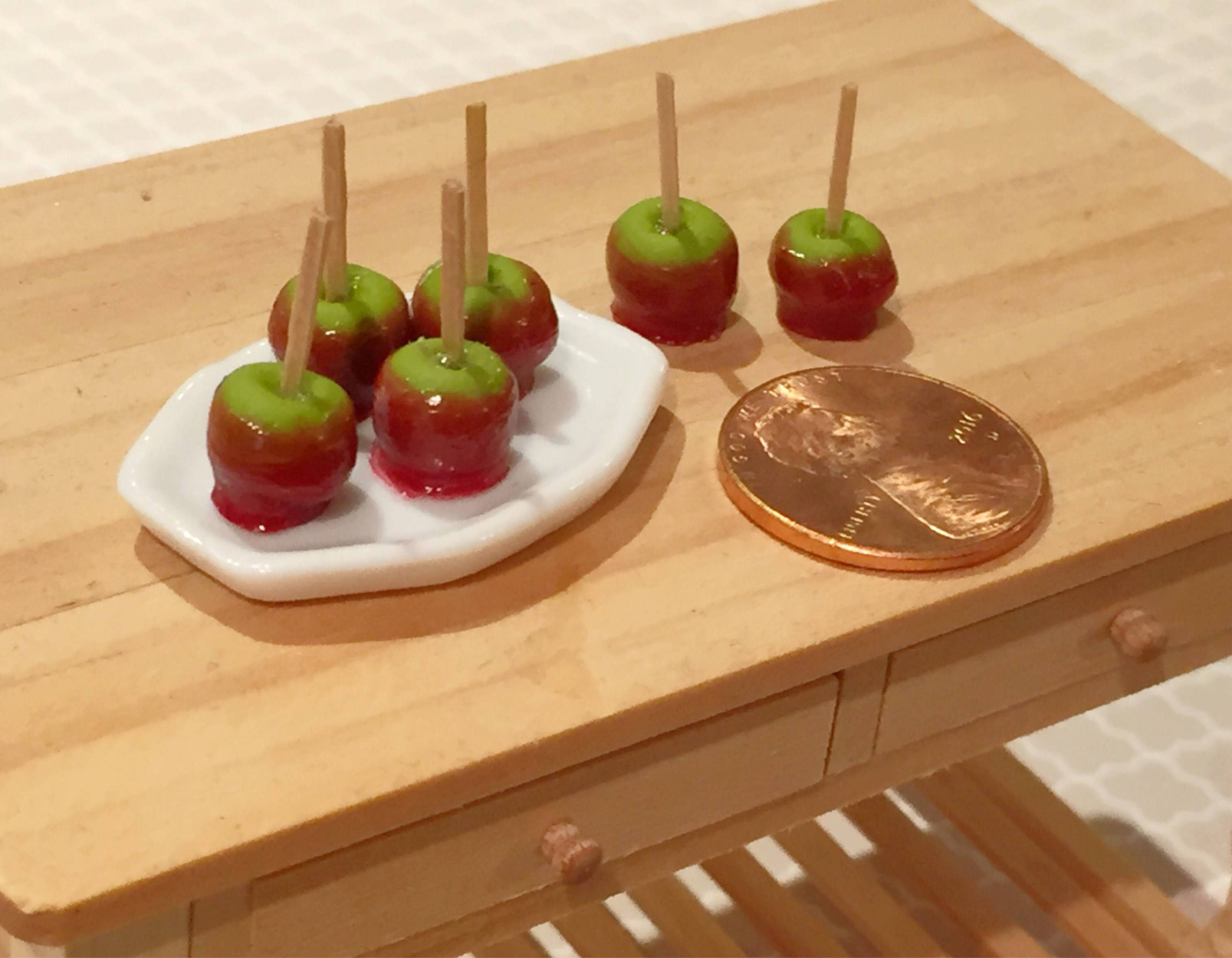 Dollhouse Miniature Candy Apples 12th scale miniature food | Etsy