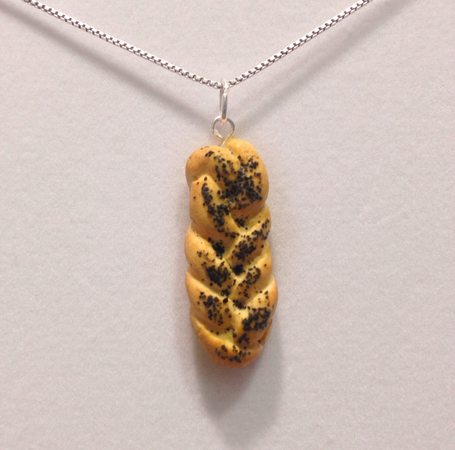 Jewish Challah Charm decorated with poppy seeds Judaic | Etsy