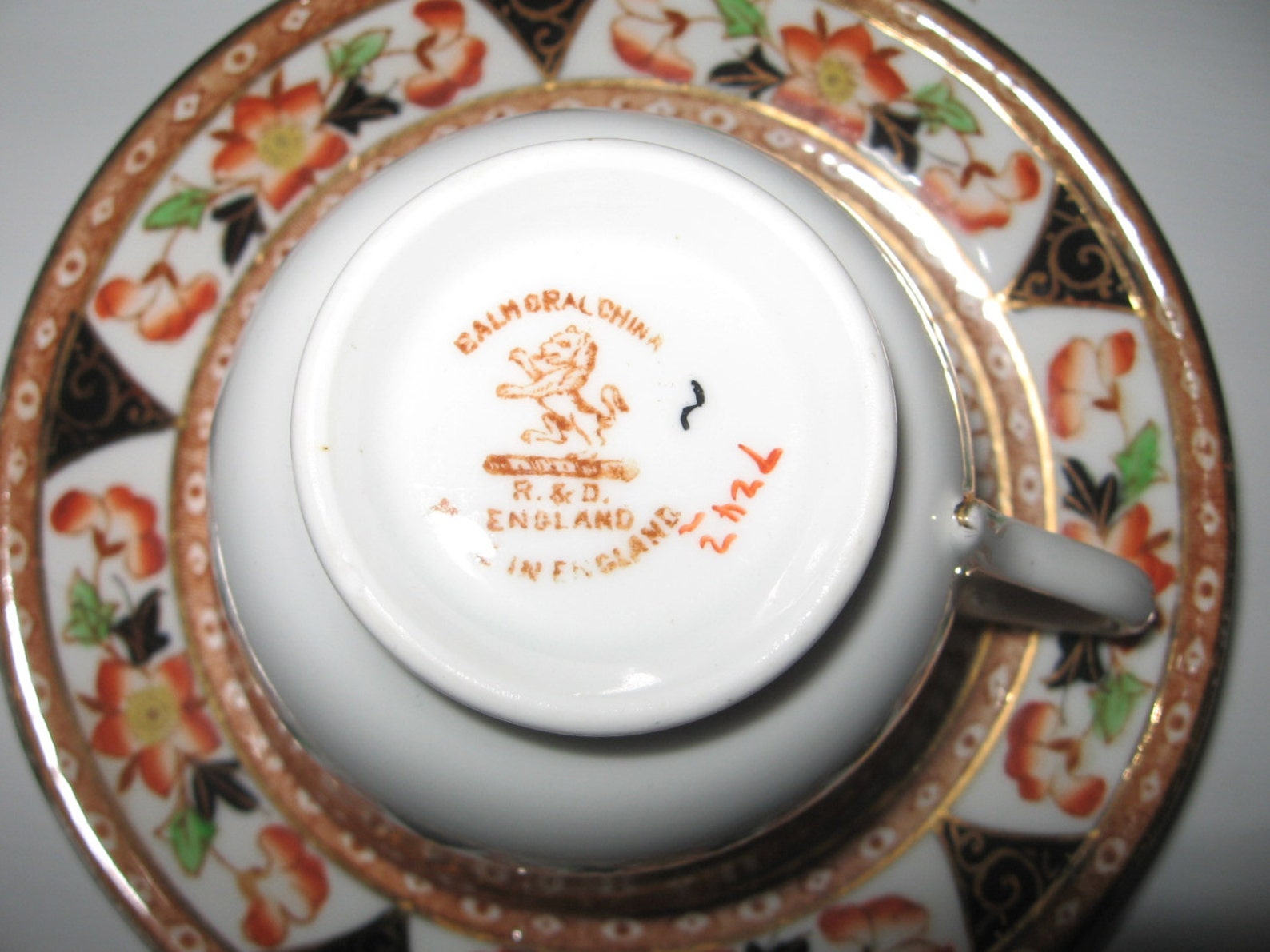 Sweet Balmoral China Tea Cup With Saucer - Etsy