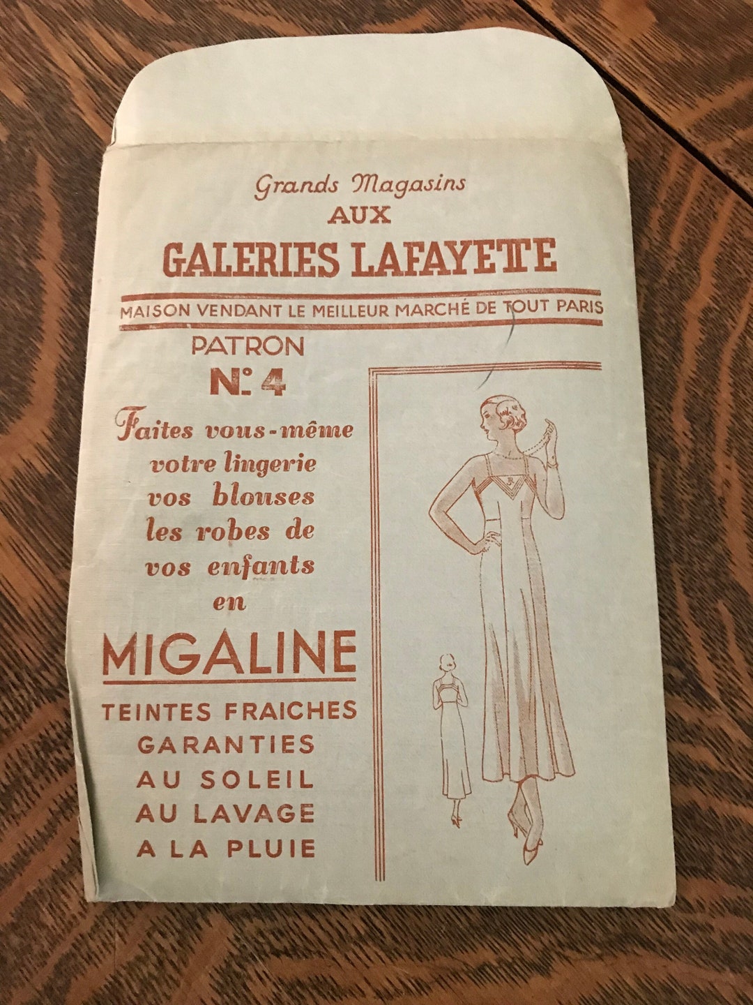 French Sewing Pattern From the 1930's - Etsy