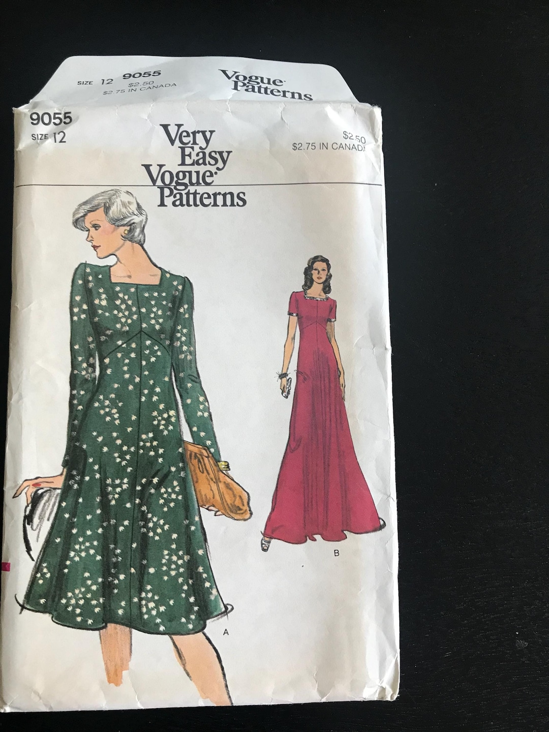 Rare 1975 Very Easy Vogue Sewing Pattern 9055, Size 12, FF. - Etsy