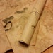 Aged Paper Scrolls, Small or Large, Set of Scrolls, Burned Papers ...