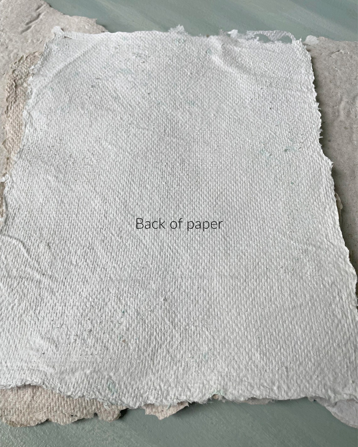 Rustic Handmade Papers, 10 Pieces, Deckle Edged Papers, Recycled, Rough ...