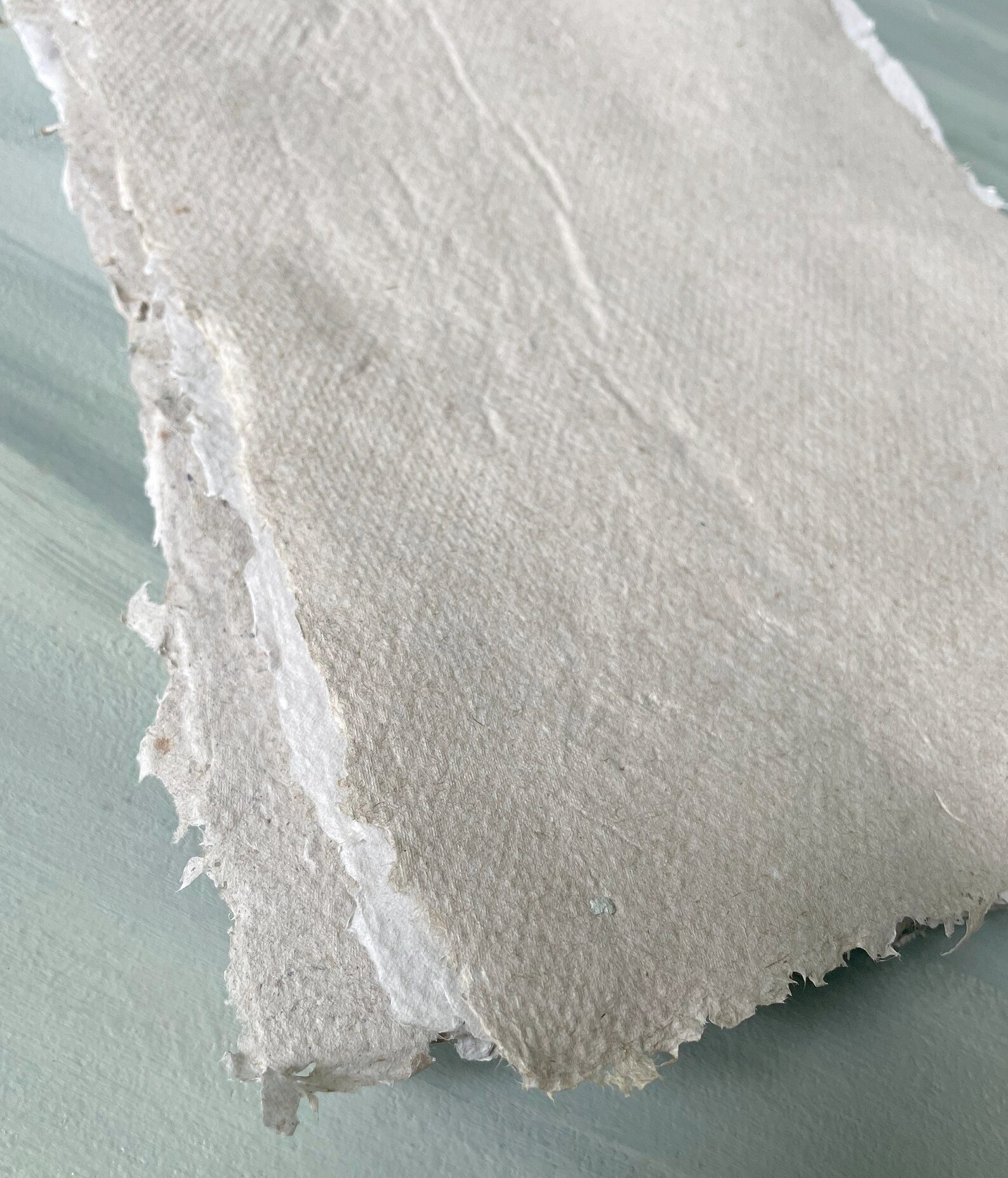 Rustic Handmade Papers, 10 Pieces, Deckle Edged Papers, Recycled, Rough ...