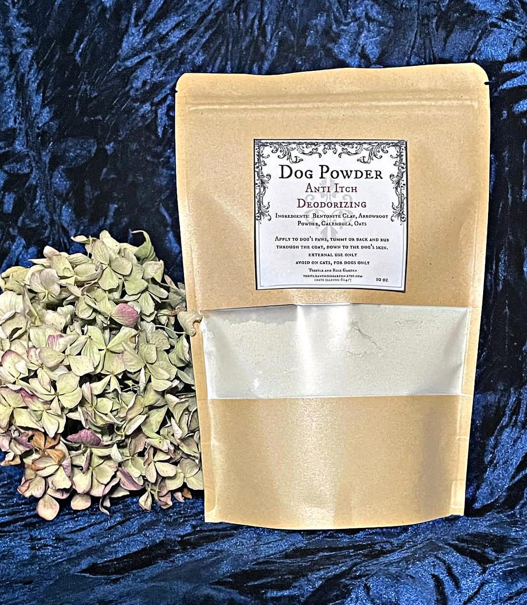 Powder for Dogs, Skincare for Dogs, Deodorizing Skincare, All Natural ...