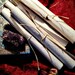 Aged Paper Scrolls, Small or Large, Set of Scrolls, Burned Papers ...