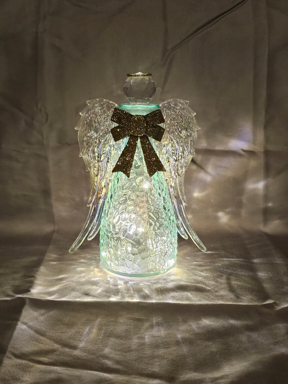 Glass Light up Angel - Etsy