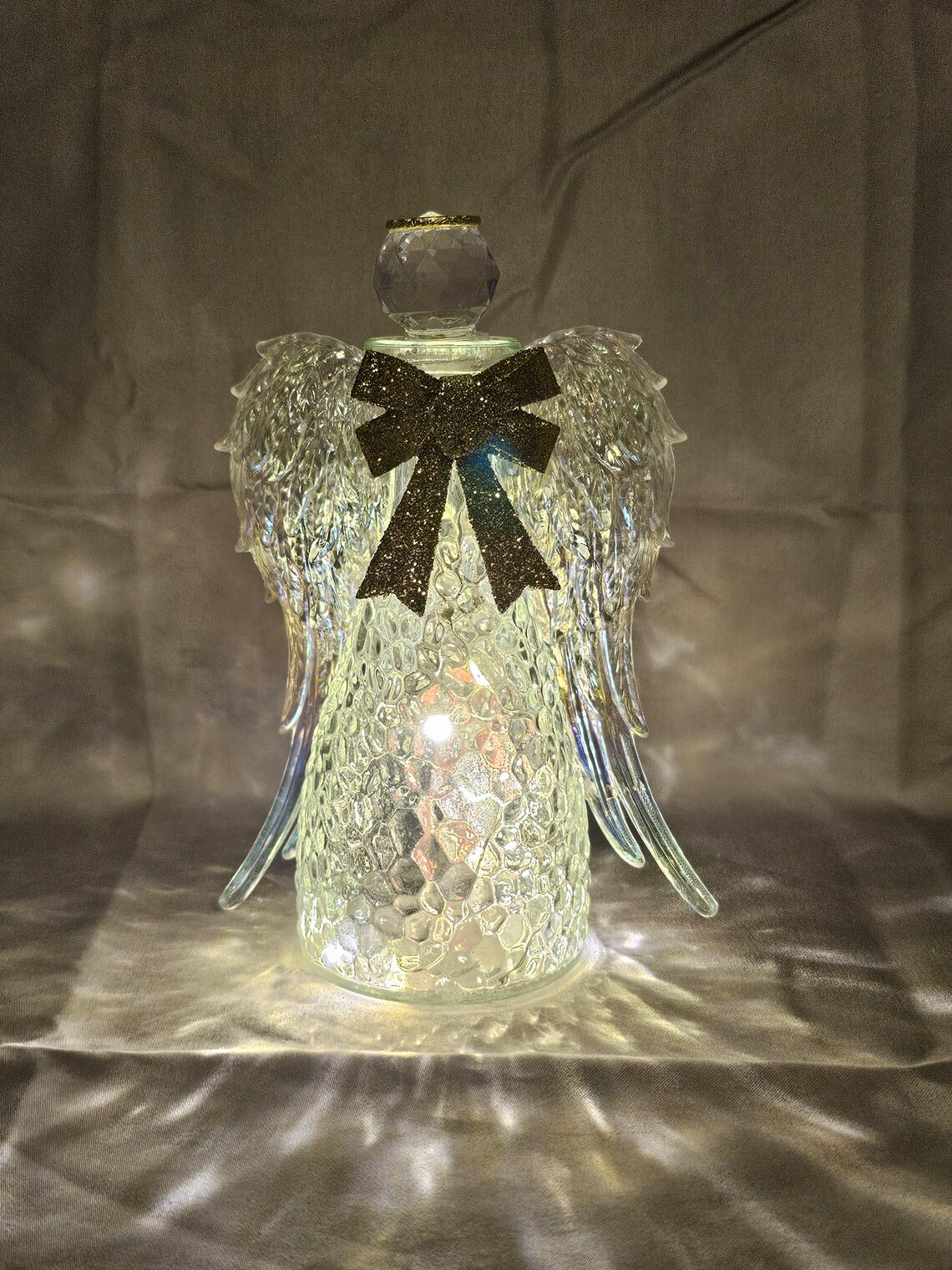 Glass Light up Angel - Etsy