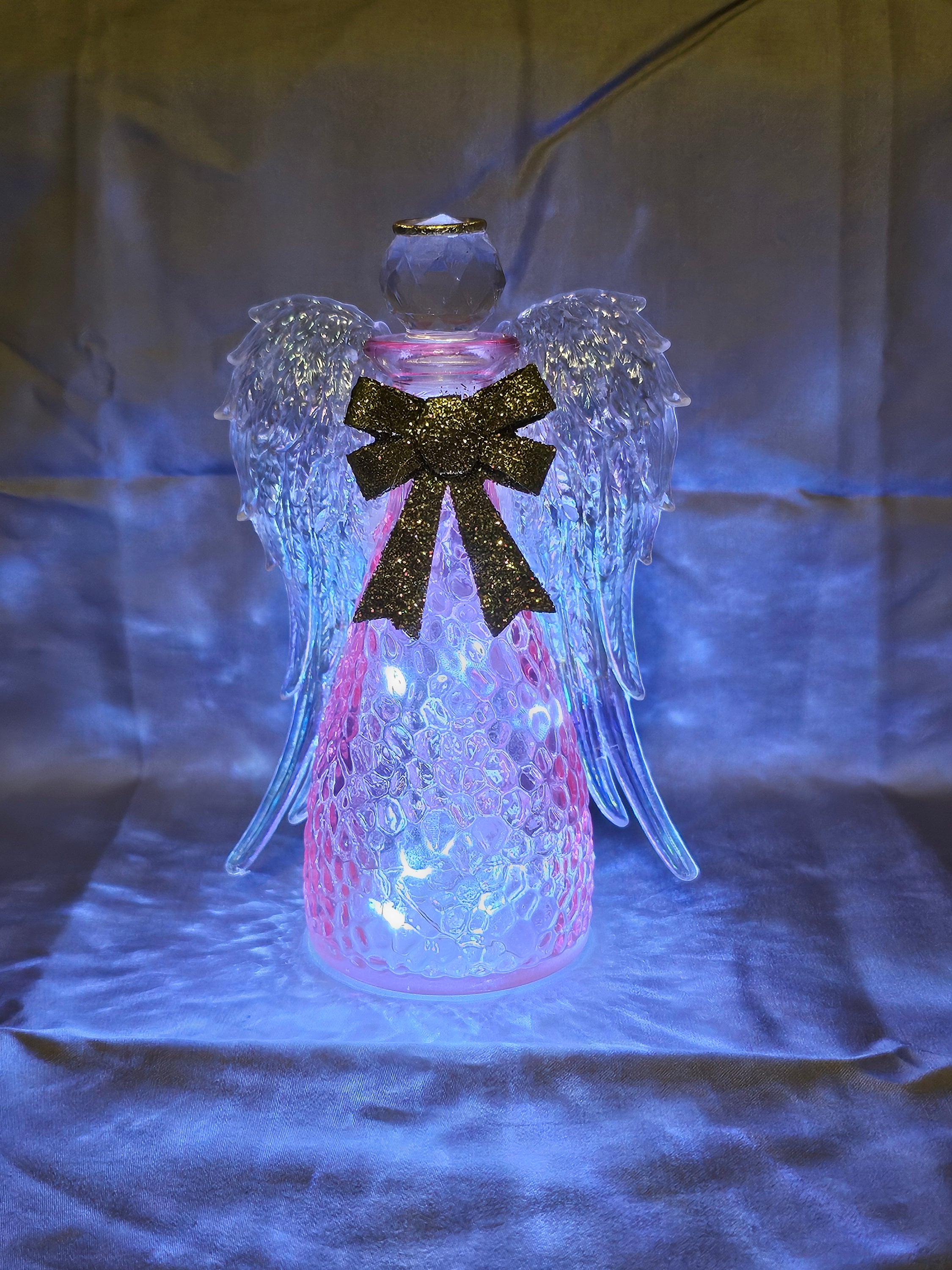 Glass Light up Angel - Etsy