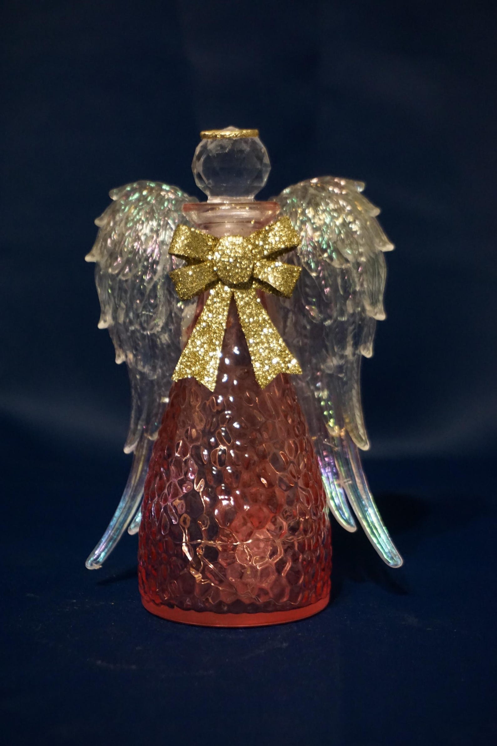 Glass Guardian Angel Decor With LED Fairy Lights - Etsy