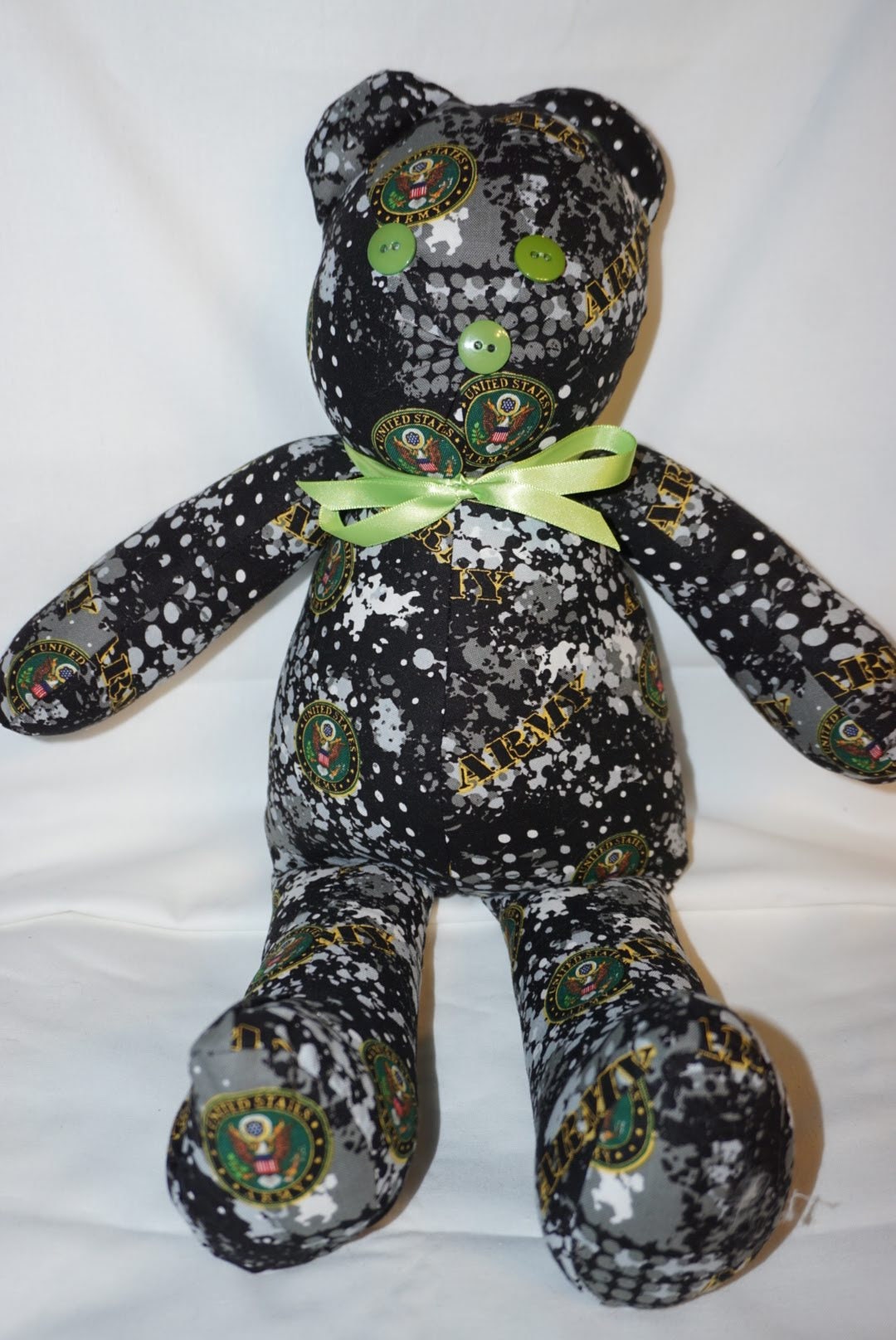 Handmade Army Teddy Bear - Etsy