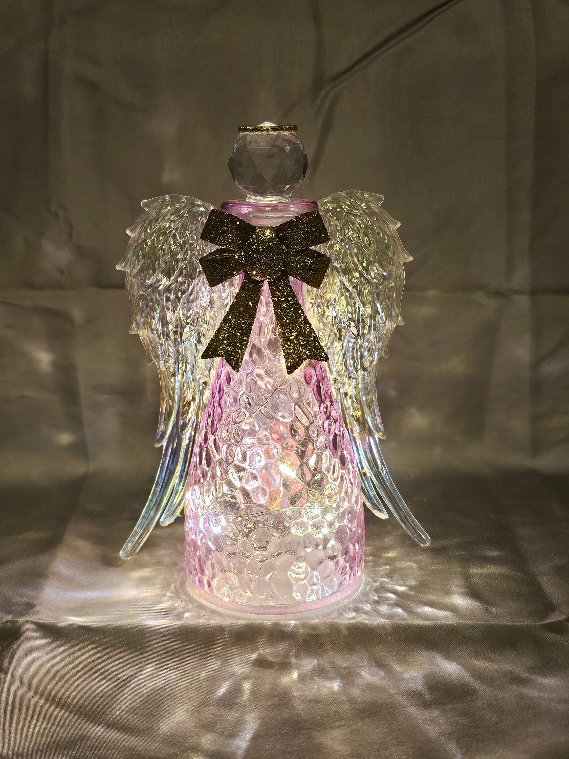 Glass Light up Angel - Etsy
