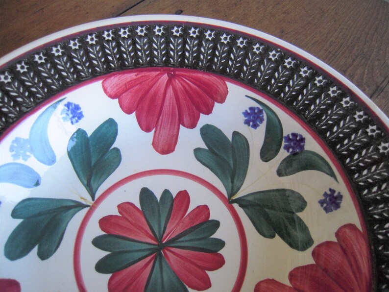 Antique Stick Spatter Sponge Ware Spongeware Serving Dish NIMY | Etsy