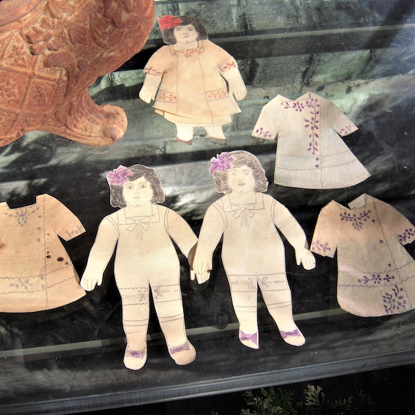 Antique Paper Doll - Etsy