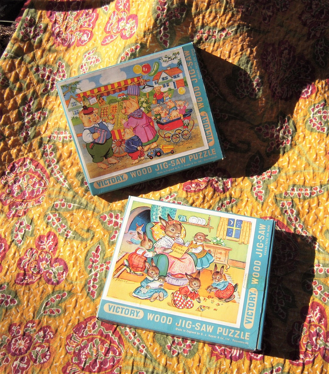 Each Vintage Puzzles English Victory Jigsaw Puzzles Miniature 1930's ...