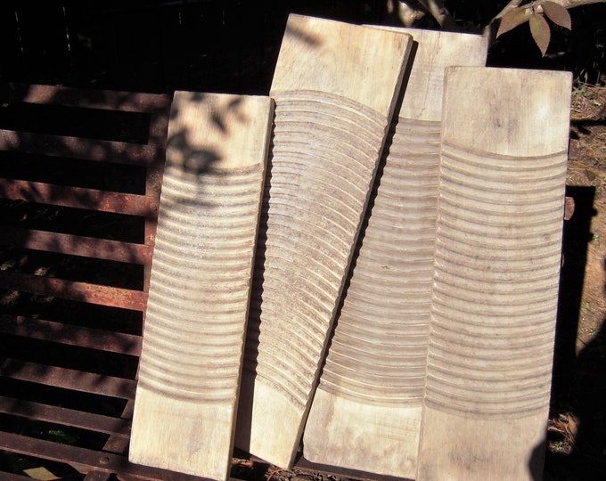 Four Vintage Chinese Washboards Scrub Boards Wooden Farmhouse Design ...