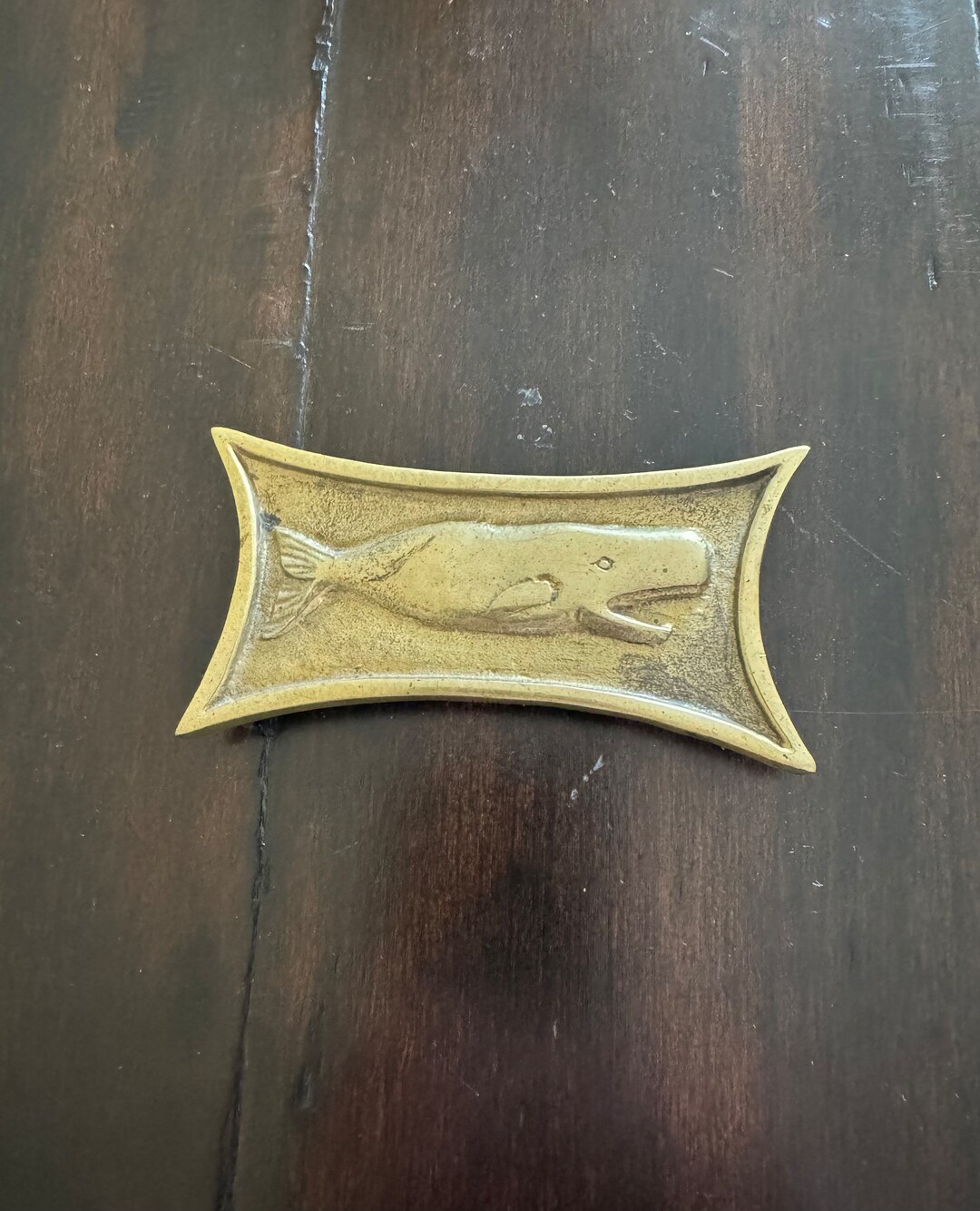 Solid Brass Sperm Whale Belt Buckle - Etsy