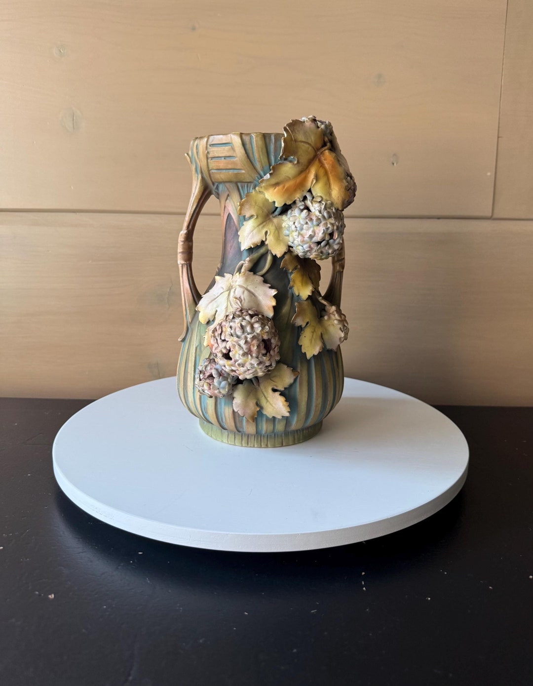 Antique Art Nouveau Robert Hanke Porcelain Hydrangea Vase - Etsy