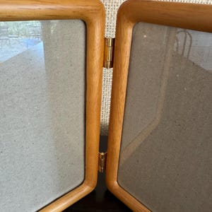 Danish Modern Wood Hinged 5 X 7 Picture Frames Made in Thailand by ...