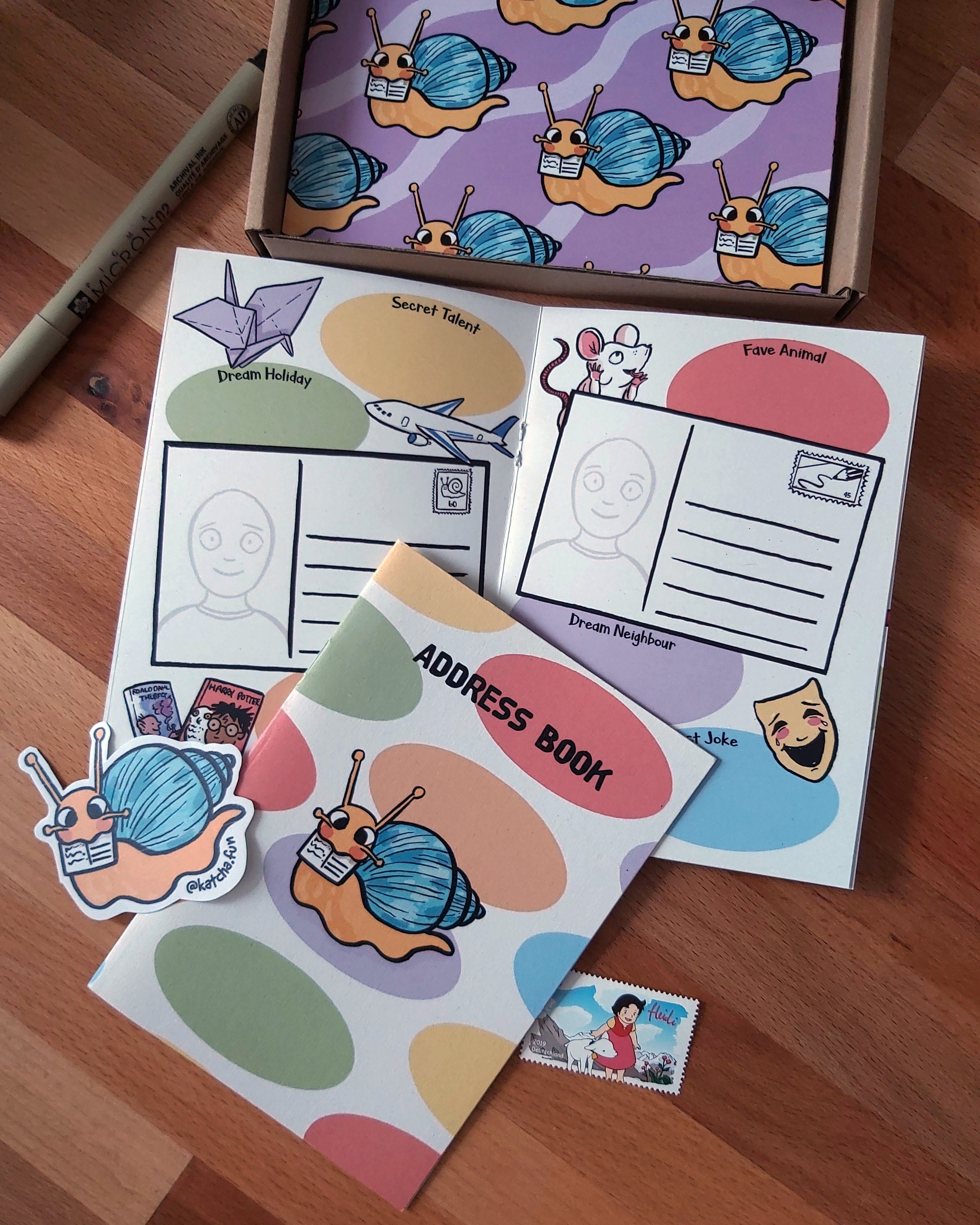 POSTCARD CLUB 2020 39 Postcard Set - Etsy UK