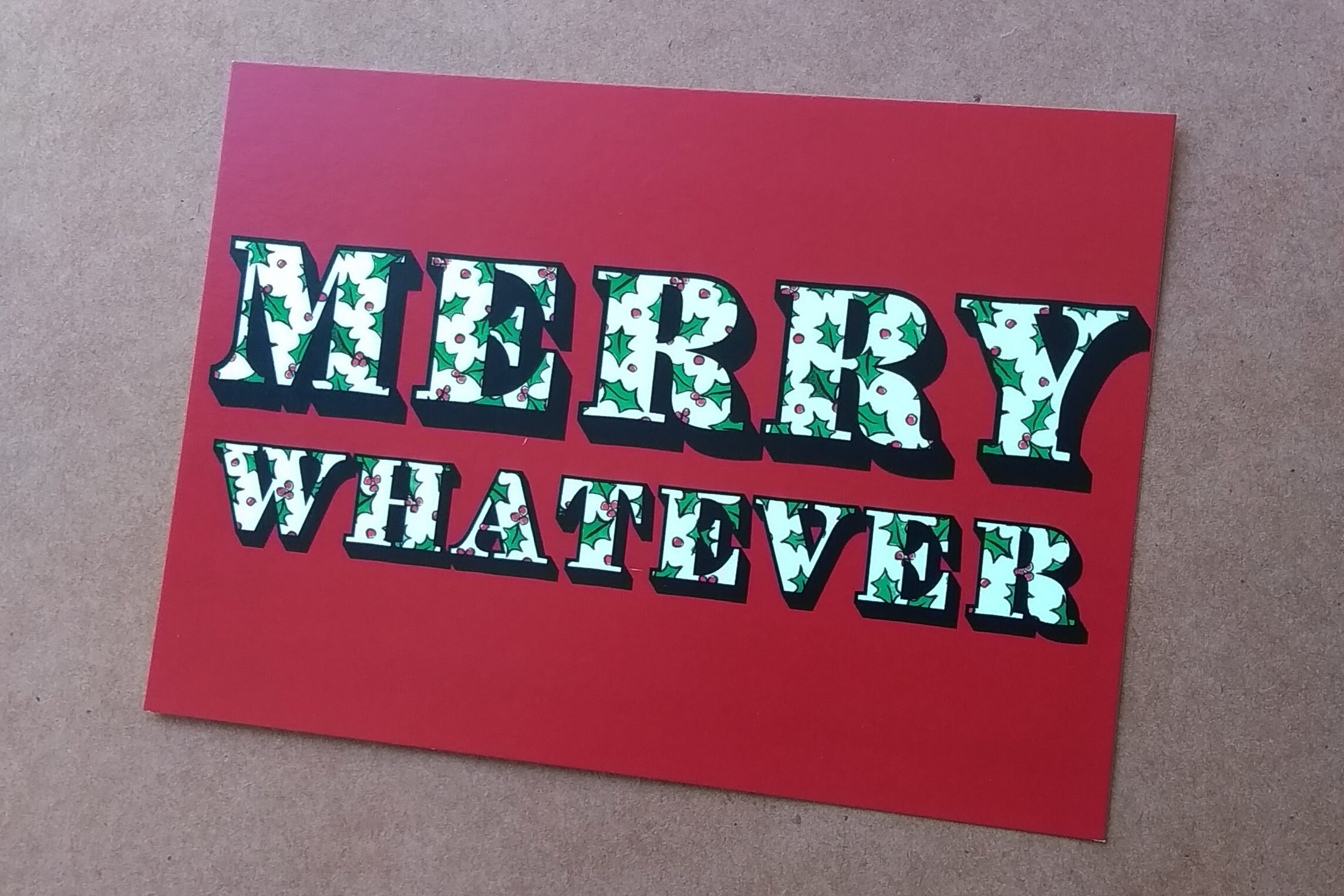 Atheist Christmas Postcards Robot Santa Merry Whatever - Etsy