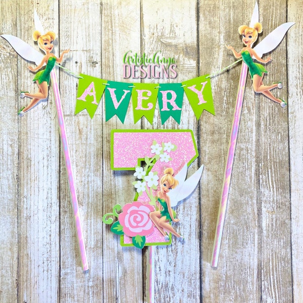 Tinkerbell Cake Toppers - Etsy