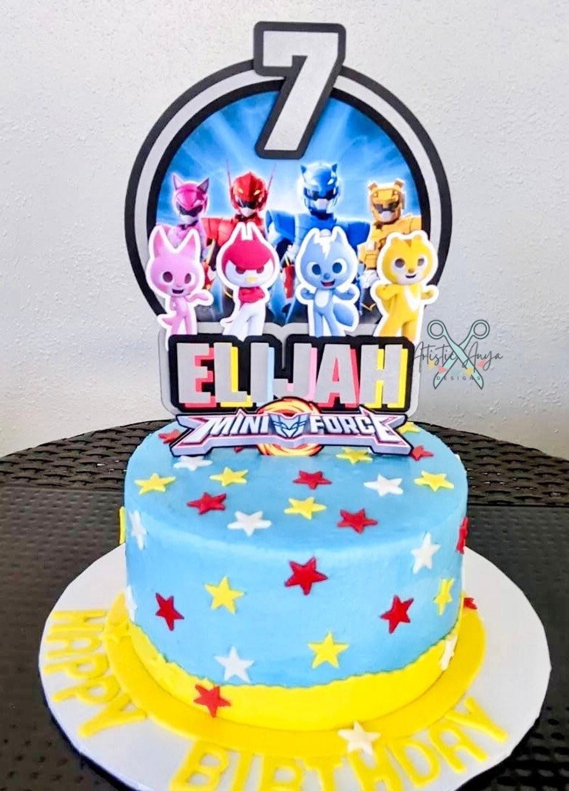 Mini Force Cake Topper Mini Force Party Decorations - Etsy