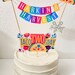 Taco Cake Bunting Topper With Taco Twosday Cake Topper 2 Pc - Etsy
