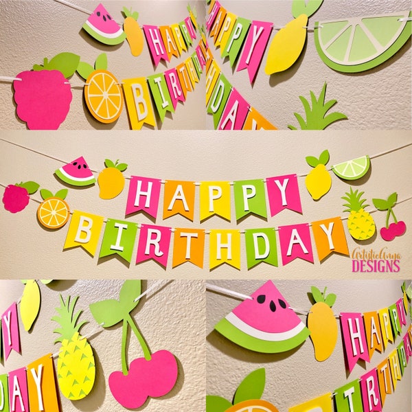 Fruit Birthday Theme - Etsy