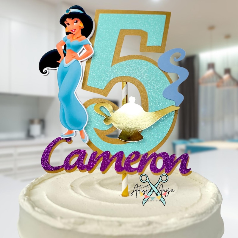 Jasmine Cake Topper - Etsy