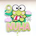 Keroppi Frog Cake Topper Frog Decorations Personalized Cake Topper ...