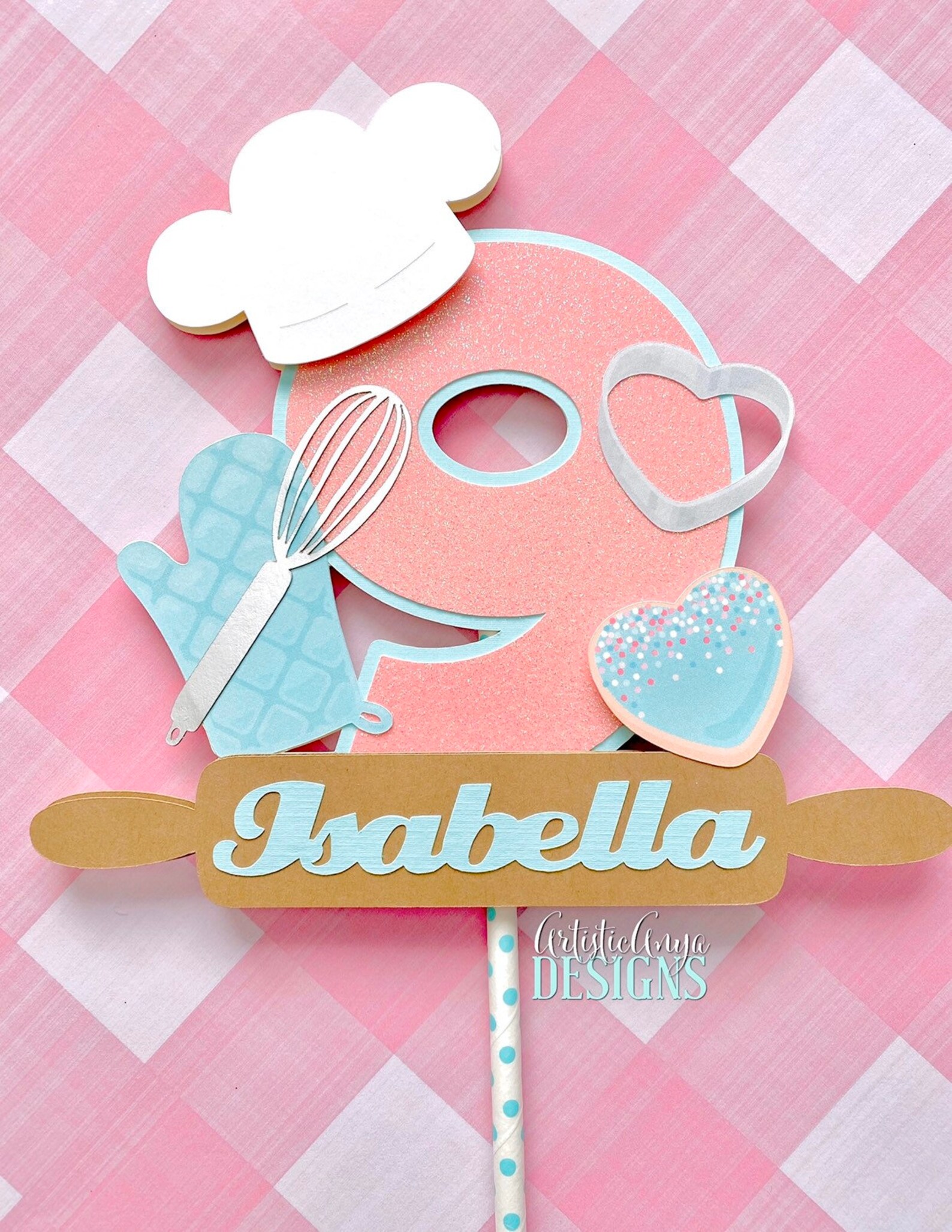 Little Baker Cake Topper Baking Party Decorations - Etsy