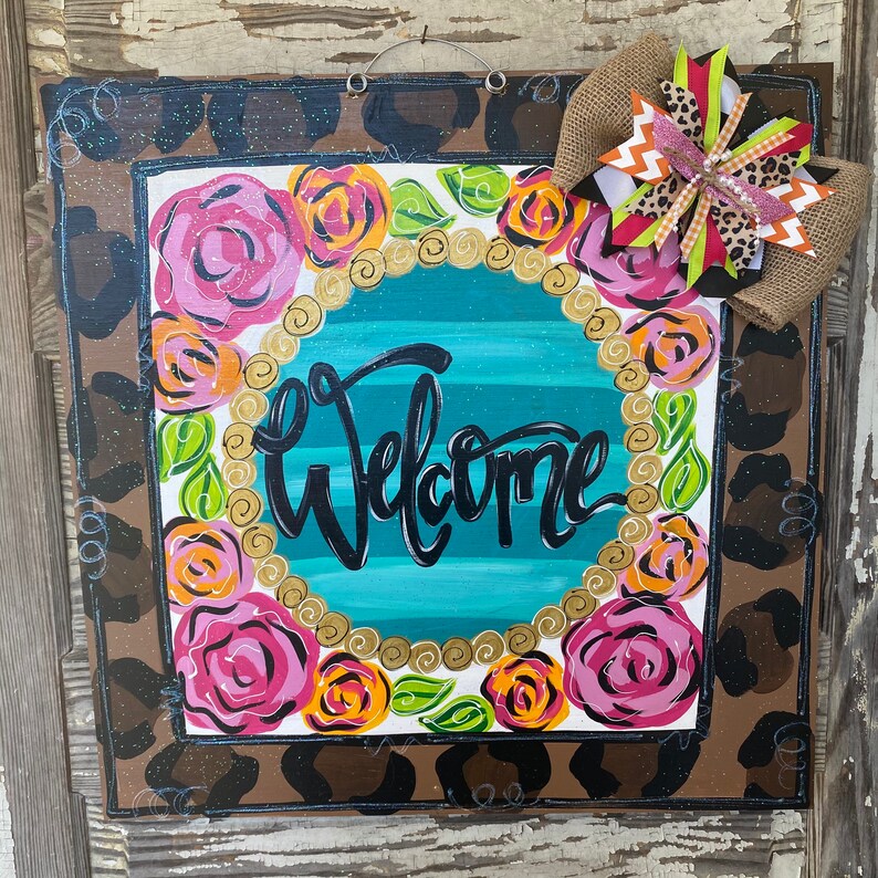 Spring Door Hanger Summer Door Hanger Spring Decor - Etsy