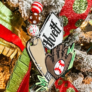 Personalized Christmas Ornament - Personalized Baseball Ornament ...
