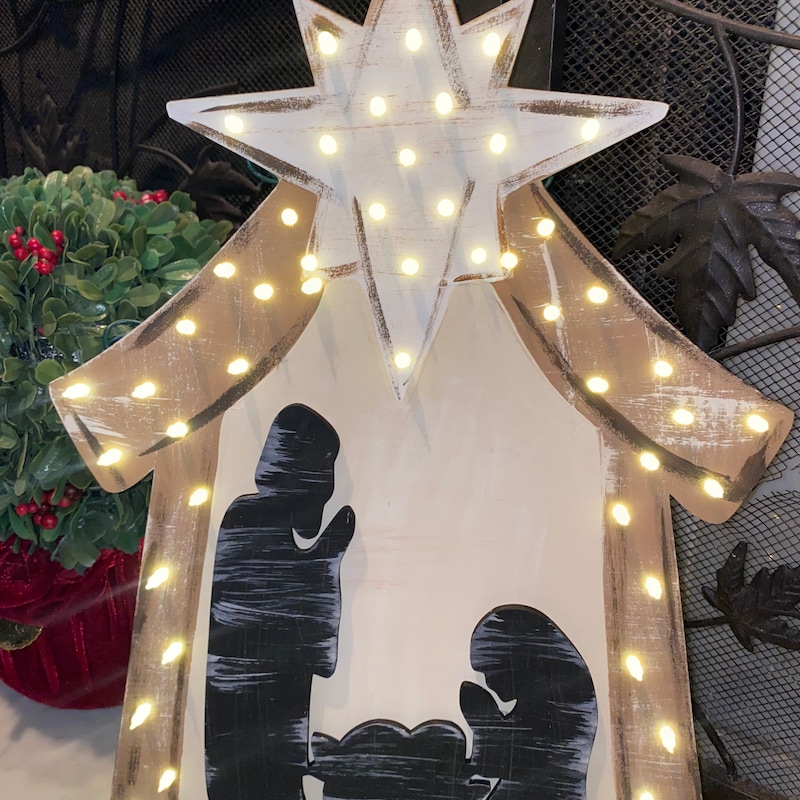 Wooden Tree Topper - Etsy