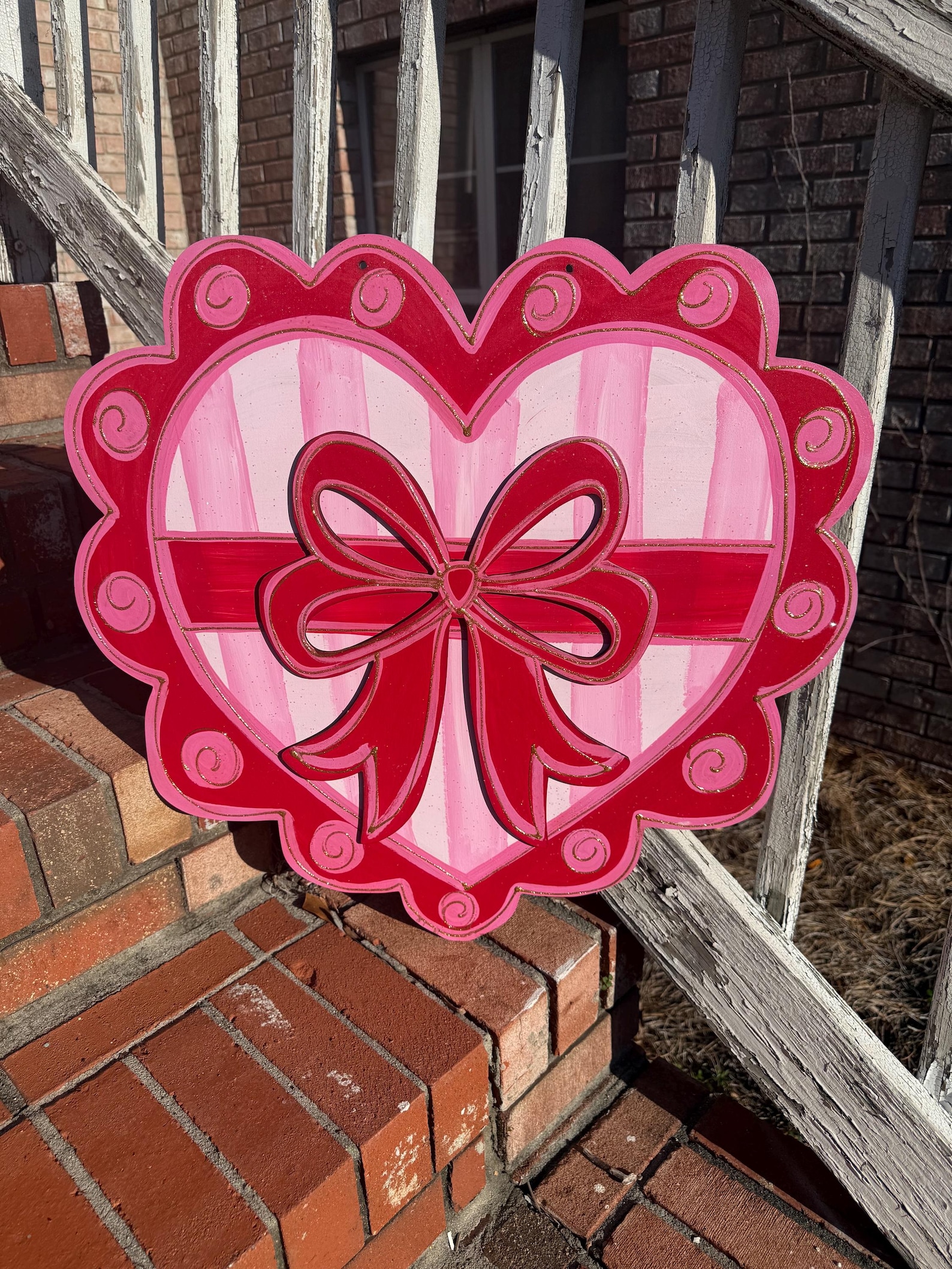 Personalized Door Hanger - Valentine's Day Door Hanger - Valentine Door ...